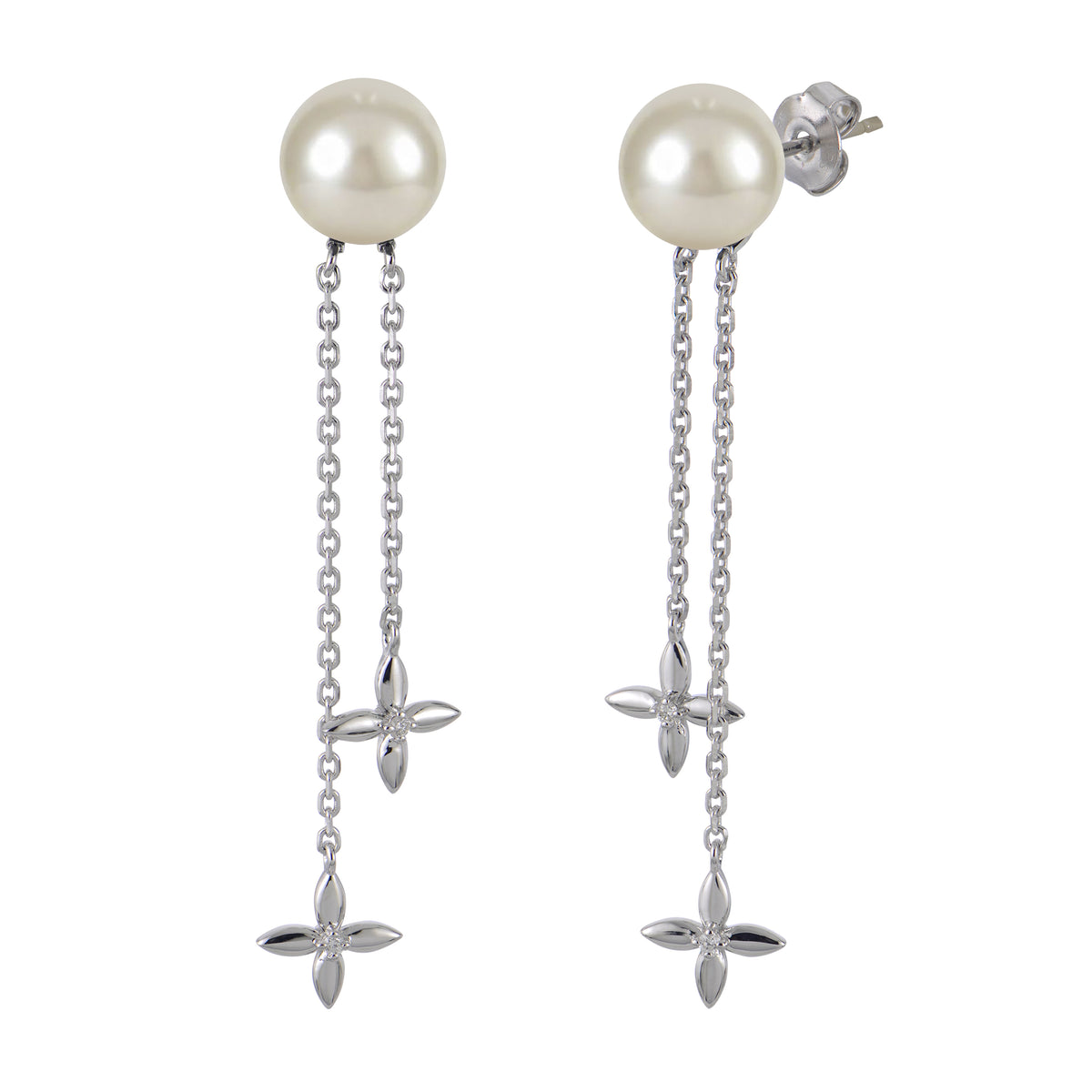 Sterling Silver Freshwater Pearl Earring – Imperial Pearl