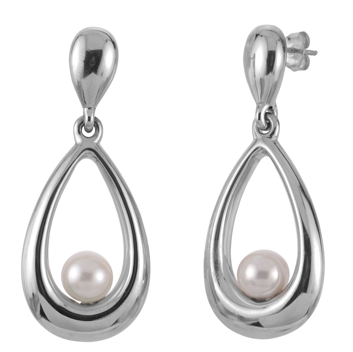 Sterling Silver Freshwater Pearl Earring – Imperial Pearl