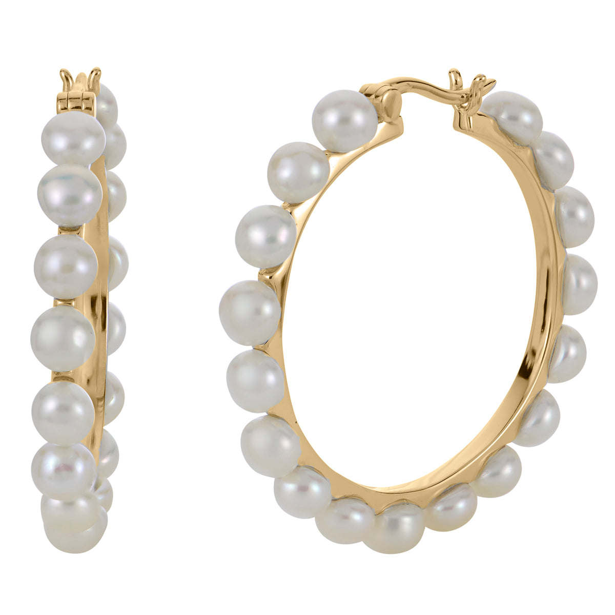 14KT Yellow Gold Freshwater Pearl Earring – Imperial Pearl