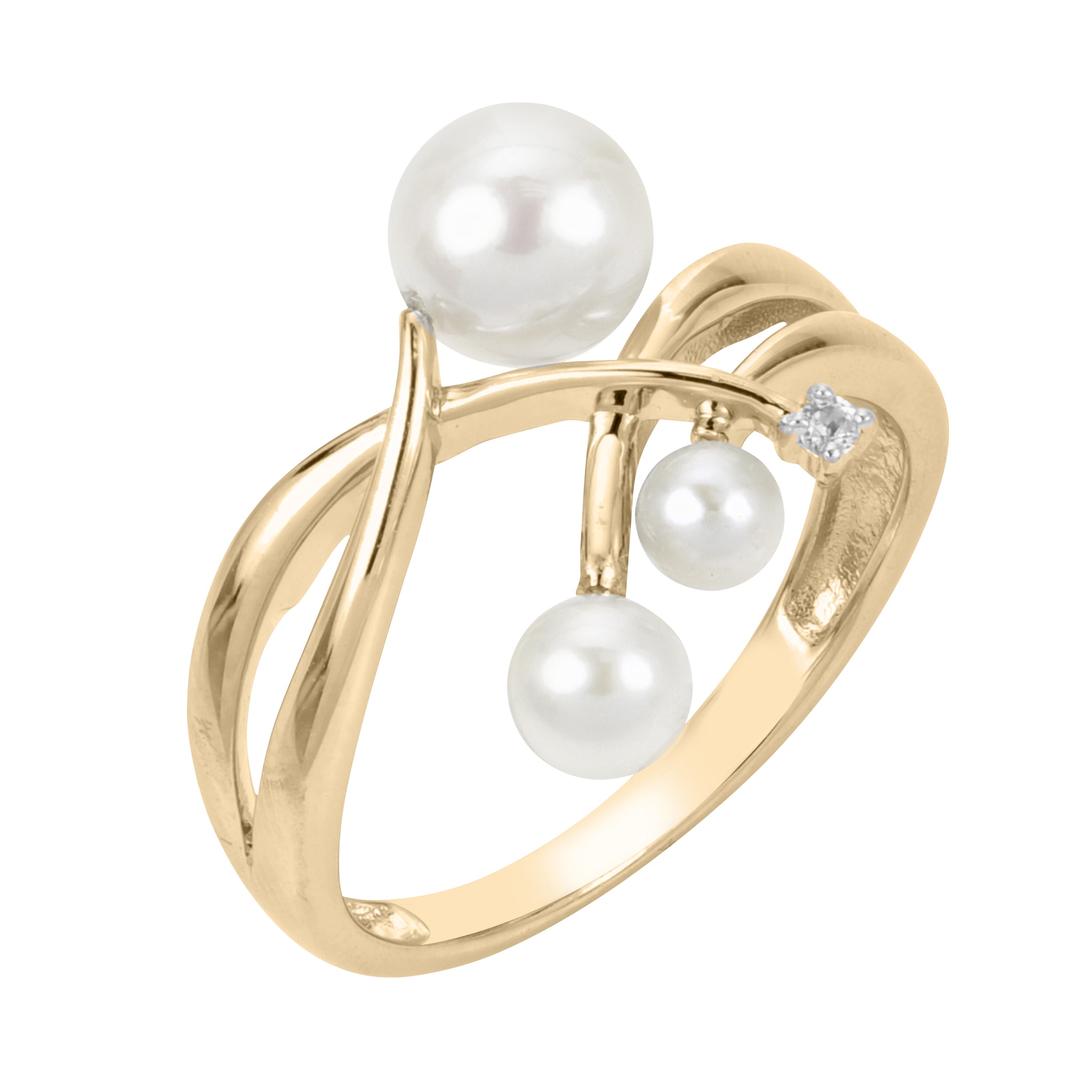 14kt Yellow Gold Freshwater Pearl Ring Imperial Pearl